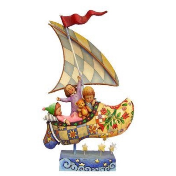 Jim Shore | Art | Jim Shore Winkin Blinkin And Dot Sail Away In A ...
